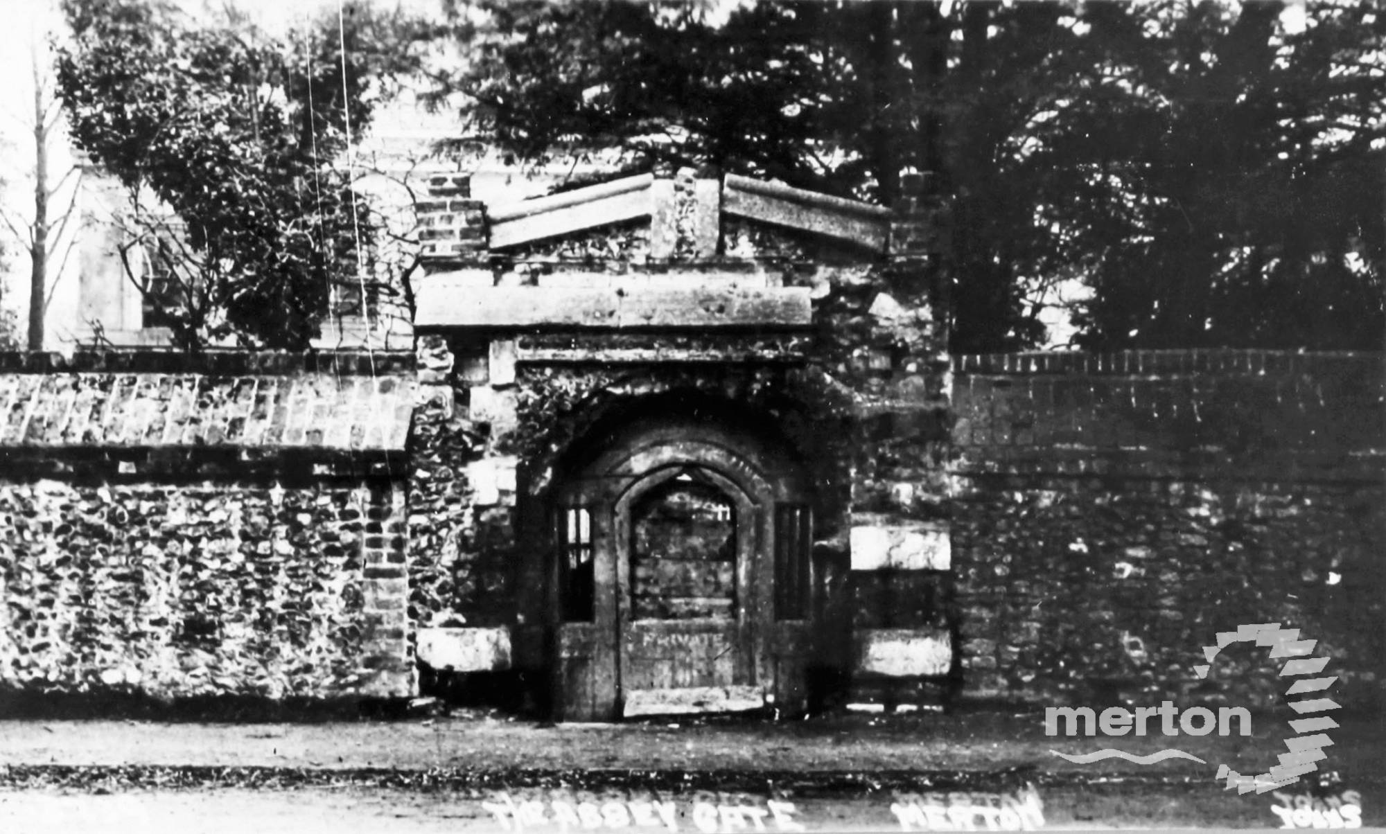 Abbey Gate Merton Priory - Merton Memories Photographic Archive
