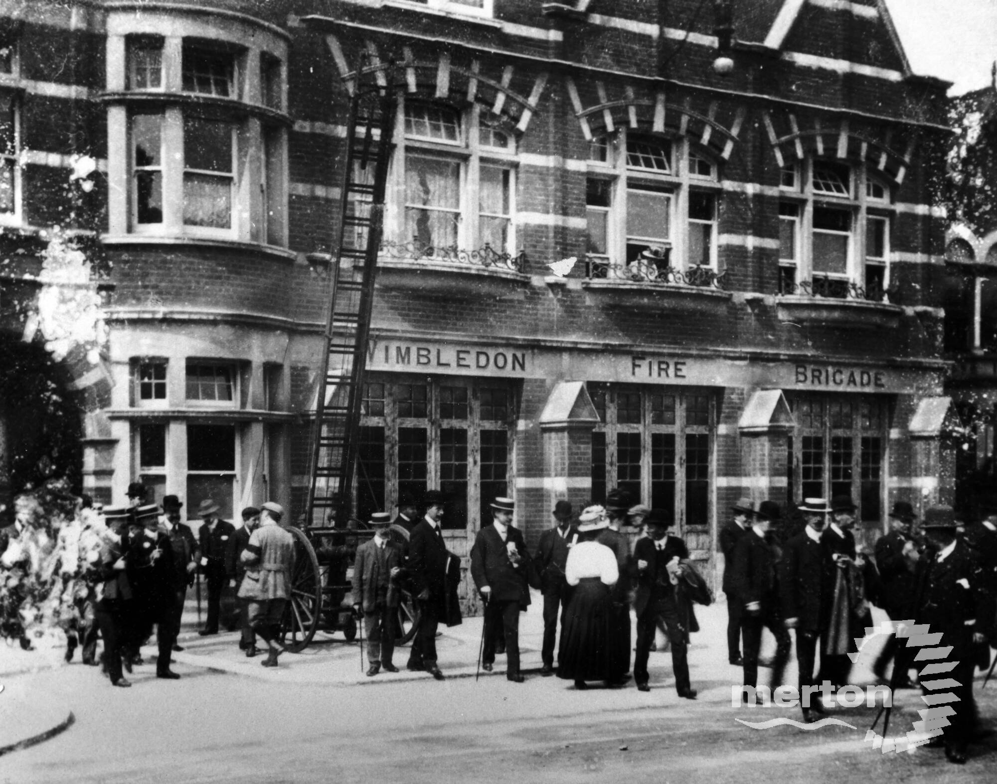 Wimbledon Fire Station, Queen's Road: Opening day - Merton Memories ...