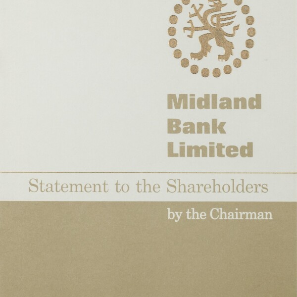 Annual statement of the Chairman of Midland Bank for 1968 - HSBC History