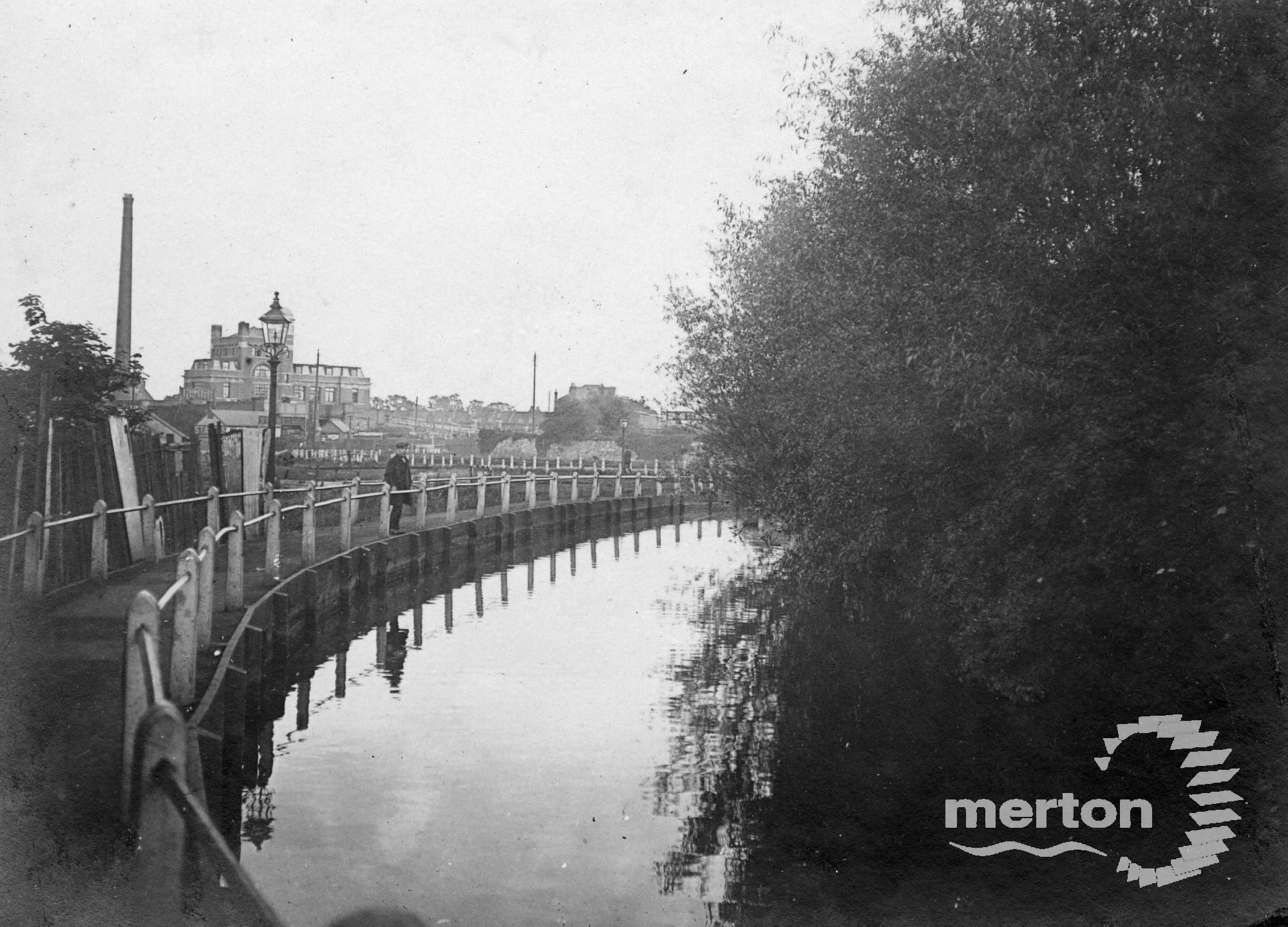The Brook Path, Merton Abbey - Merton Memories Photographic Archive