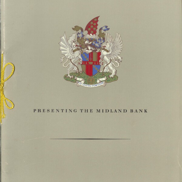 Brochure titled 'Presenting the Midland Bank' - HSBC History