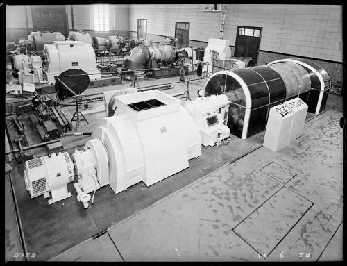 Ashford Common Pumping Station Met Vickers gas turbine - Thames Water