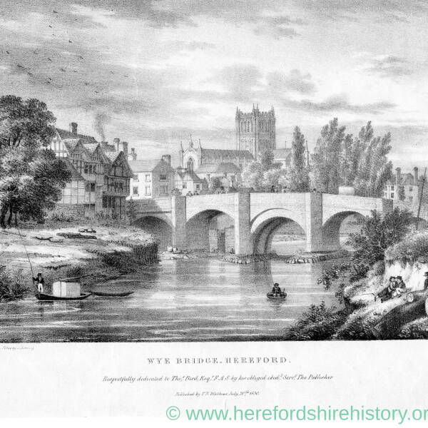 Wye bridge, Hereford - Herefordshire History