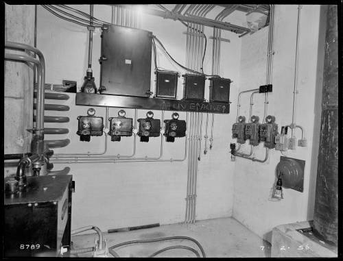 Ashford Common Pumping Station control panel - Thames Water