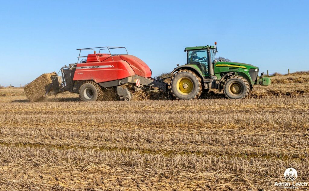 Baling straw before the 'Beast from the East' in Co. Kildare - Agriland ...