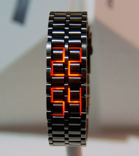 Funky Coloured LED Samurai Watch | Cobone Offers