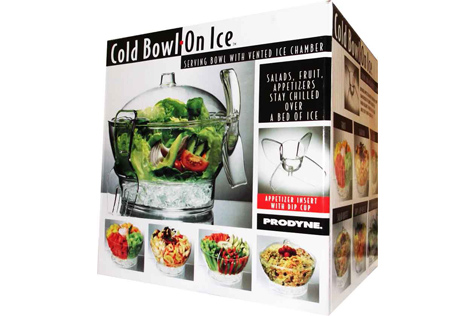 Bowl with vented ice chamber using Cold Bowl | Cobone Offers