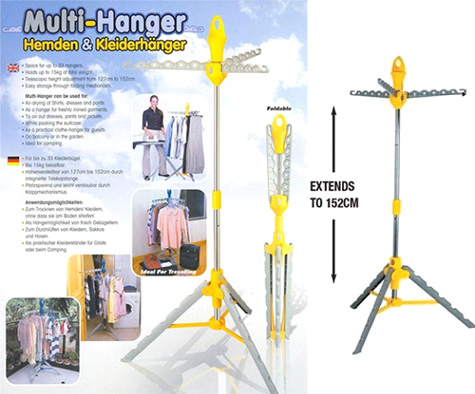 Pop Up Clothes Multi-Hanger Drying Rack | Cobone Offers