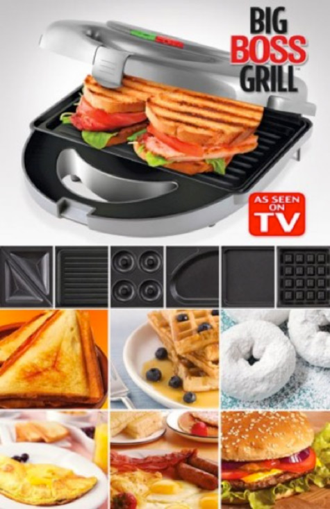 6 switchable cooking plates of Big Boss Grill | Cobone