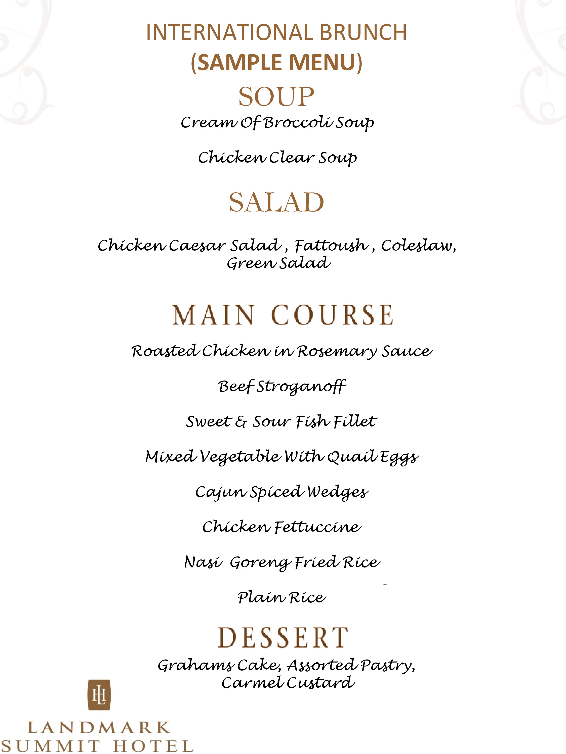 National Day Brunch Deals and Offers at Landmark Summit Hotel | Cobone ...