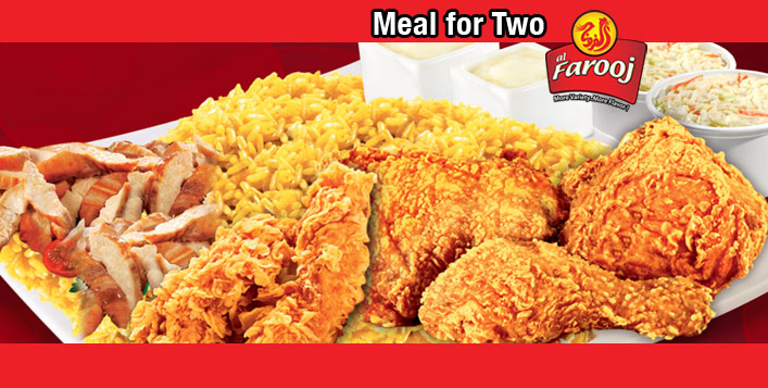 Meal for 2 from Al Farooj Fresh