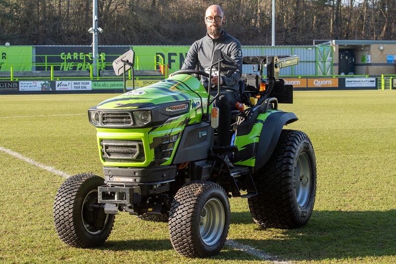 Farmtrac’s green tractor for Forest Green Football Club | Landscape ...