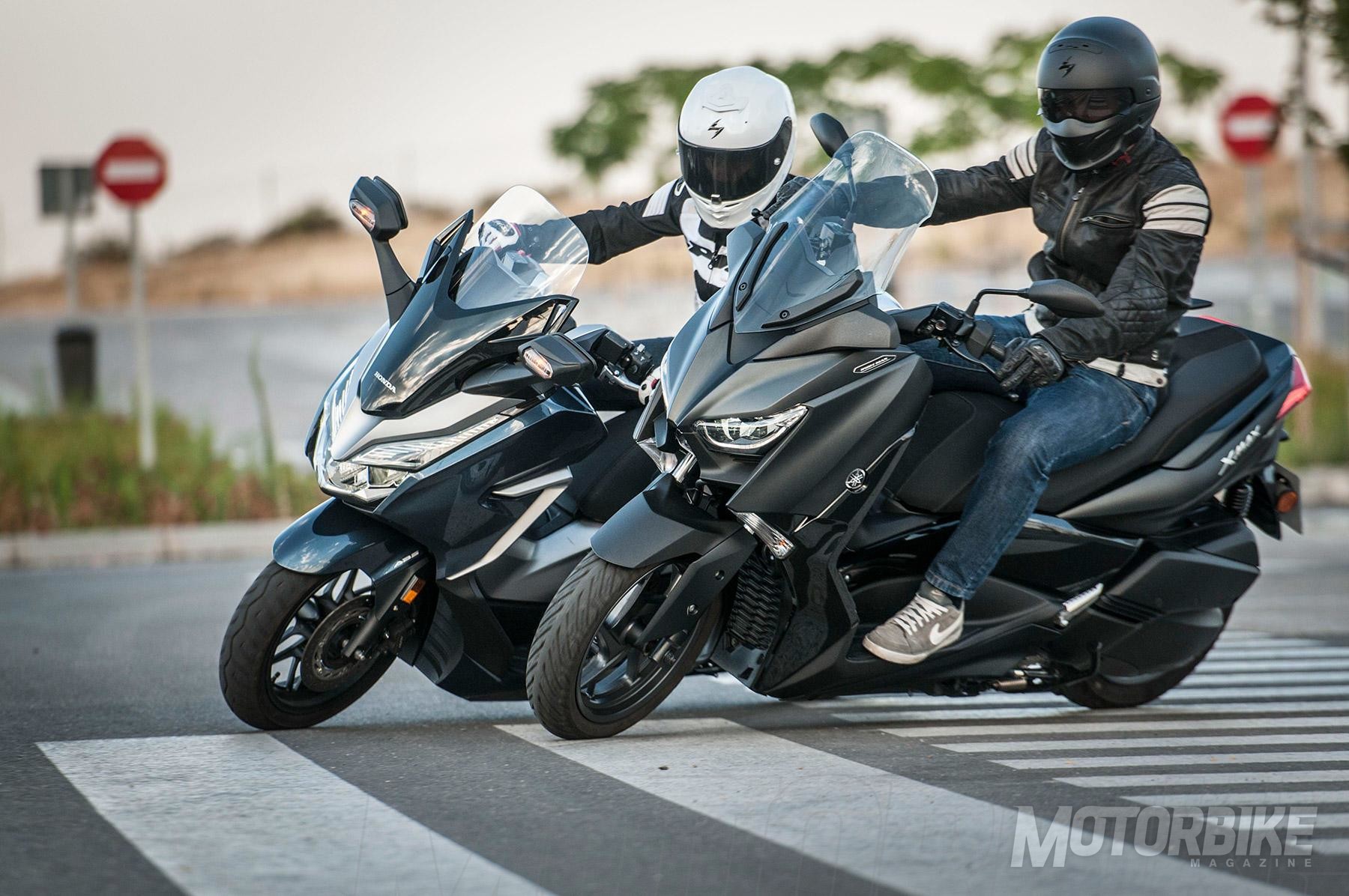 Comparativa Honda Forza 300 vs Yamaha XMAX 300 Iron Max 2019 ...