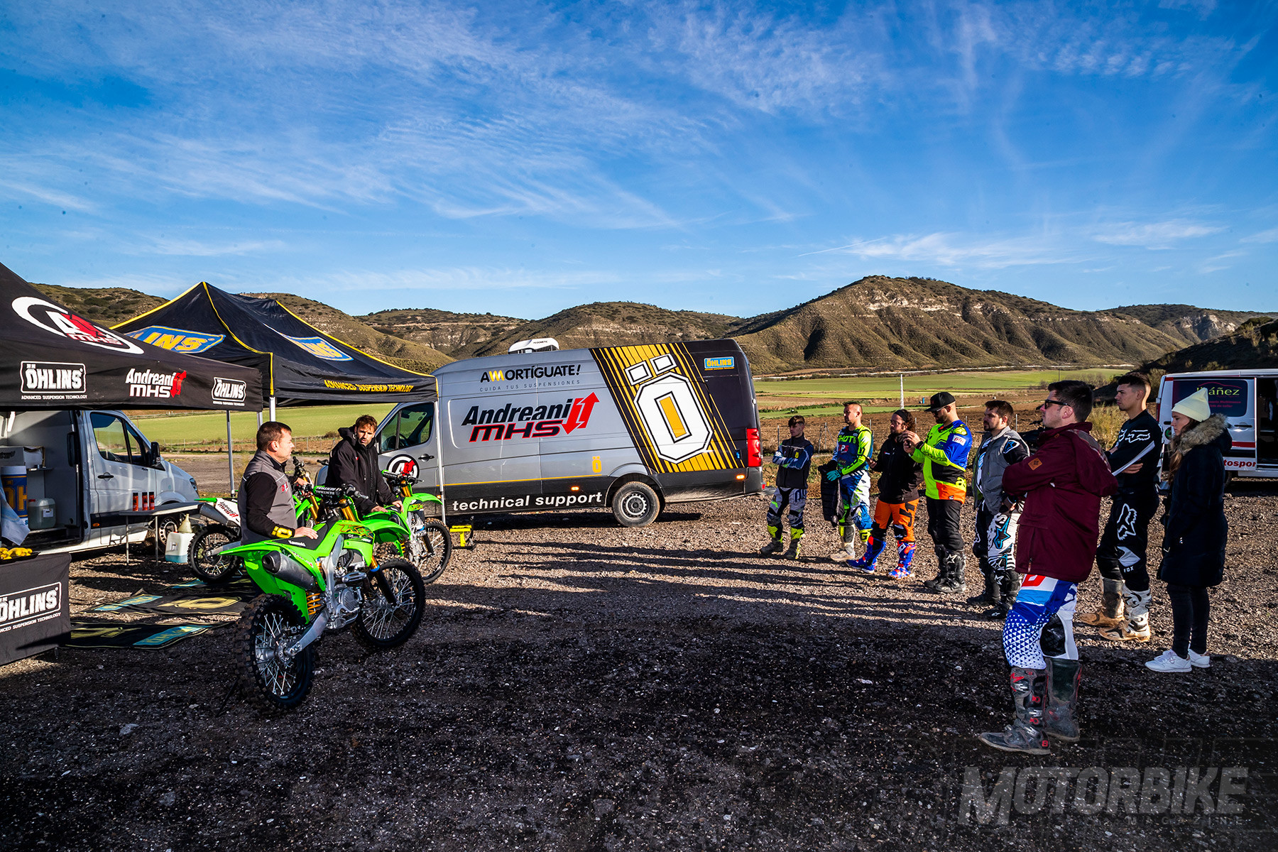 Prueba suspensiones Öhlins RXF 48 S y TTX Flow de motocross y enduro ...