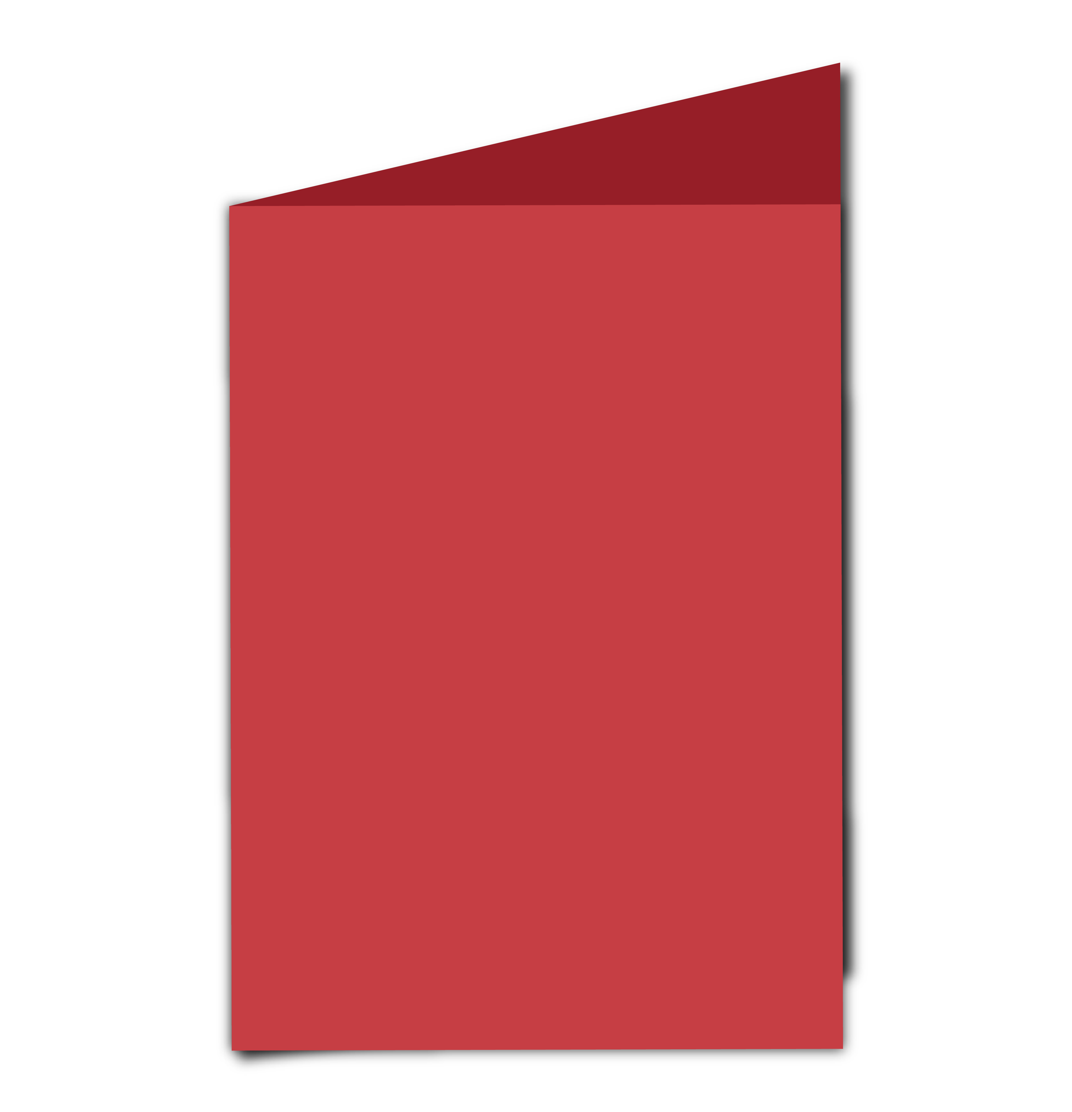 A5 Portrait Christmas Red Card Blanks