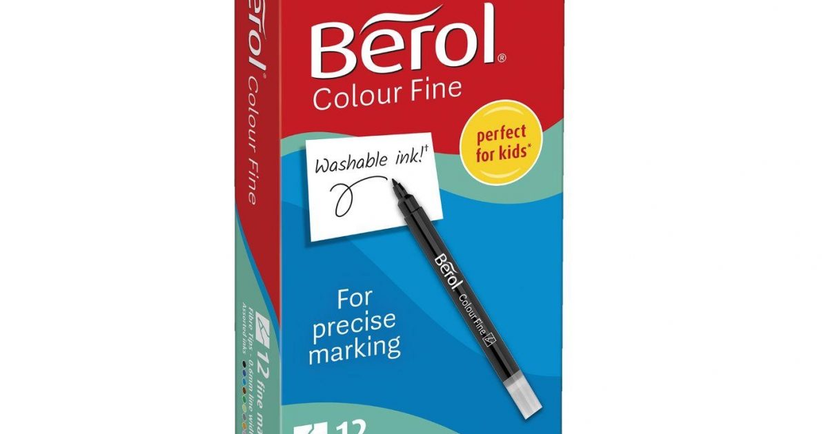 Berol Colour Fine Pens Assorted (2057599) - Pack of 12