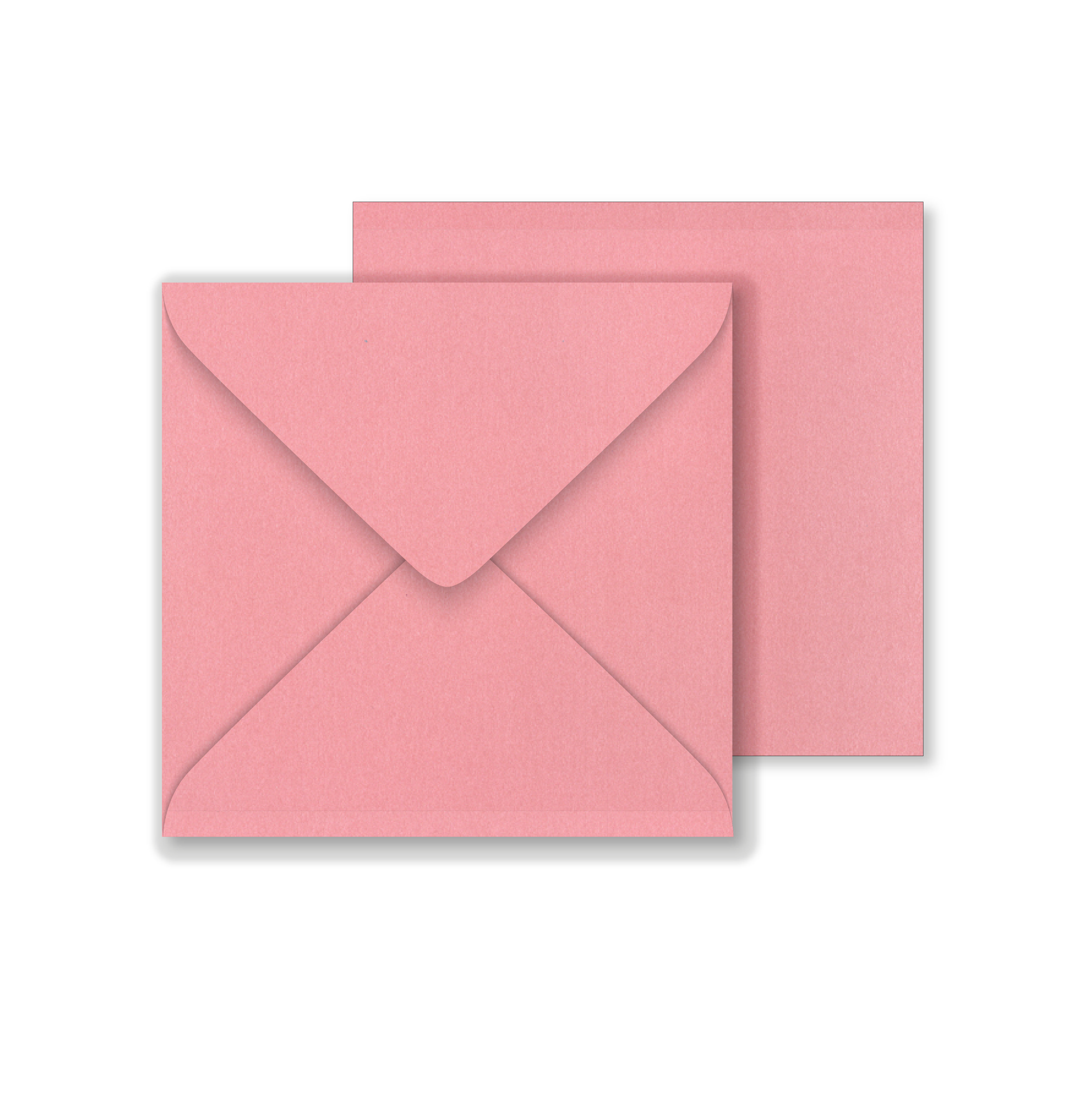 Lustre Print Square Envelopes - Pearlised Persian Pink
