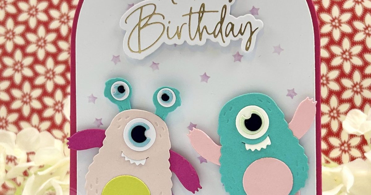 Papermill Direct | Happy Birthday Cute Monster Card
