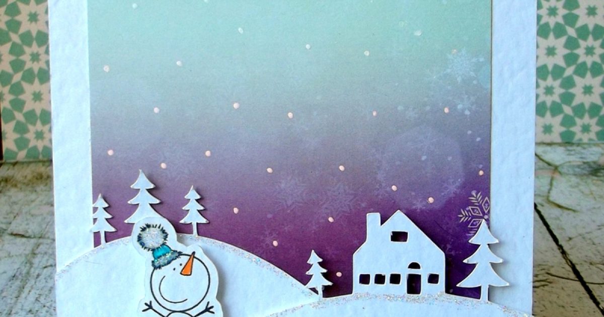 Papermill Direct | Card Making Tutorial - Winter Birthday Card.