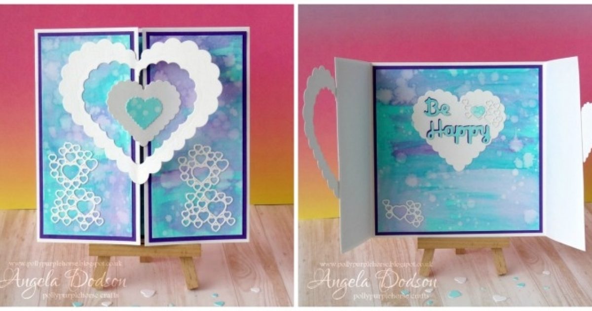 Papermill Direct | Inked Gate Fold Card - Step By Step Tutorial