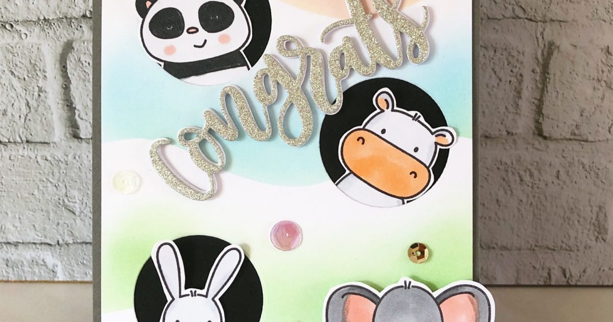Papermill Direct | How To Make An Animal Congratulations Card