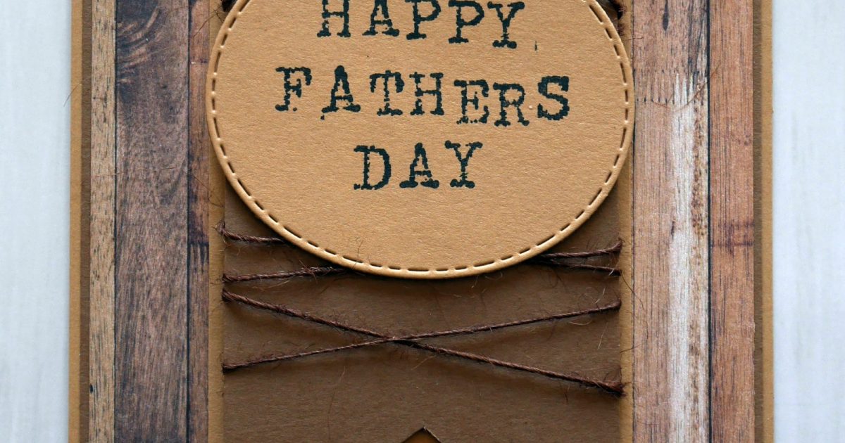 Papermill Direct | How To Make A Rustic Fathers Day Card