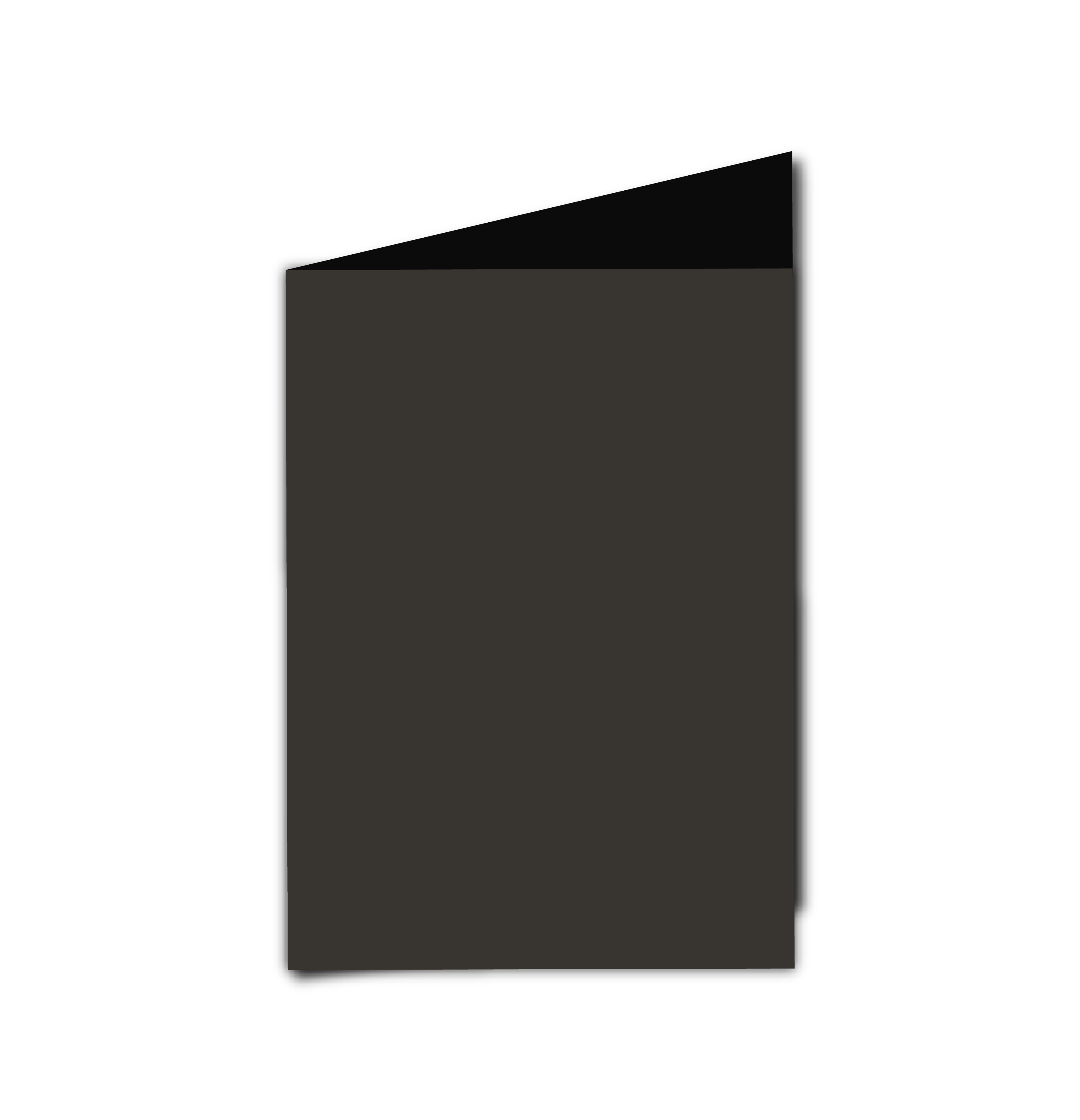 A6 Portrait Black Card Blanks