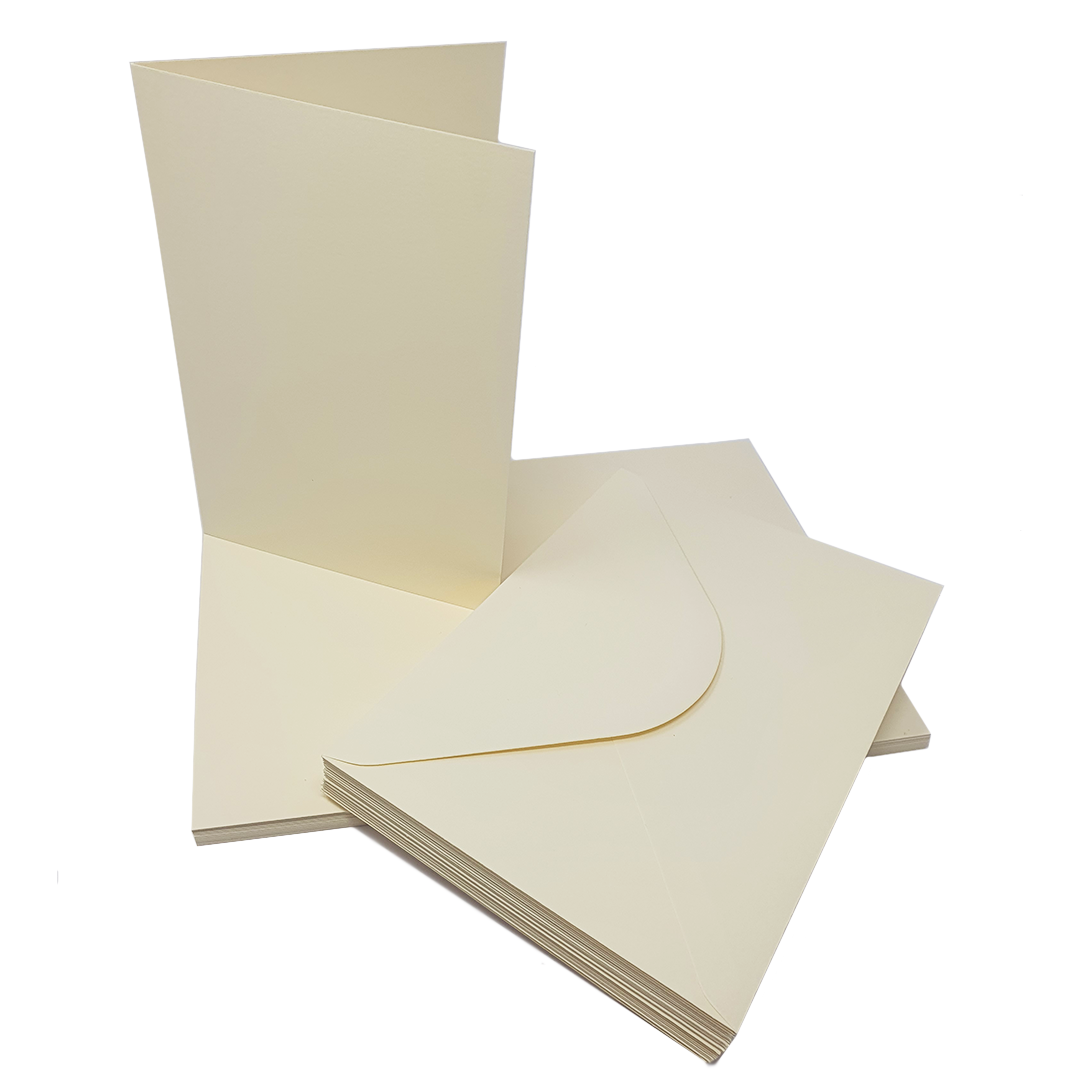 Papermill Direct | Arena Ivory Rough Card Blanks and Envelopes