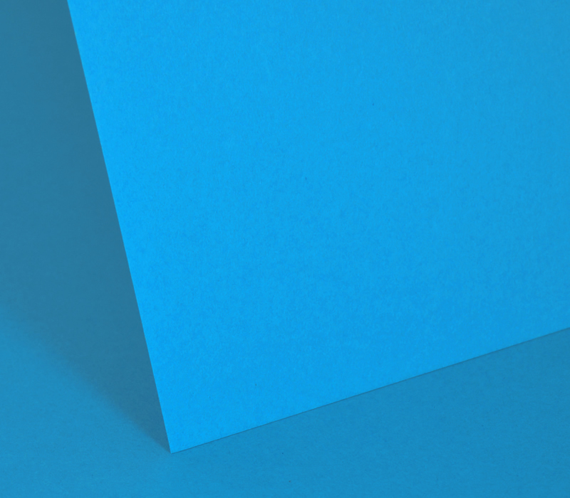 Intensive Blue Plain Card 210gsm