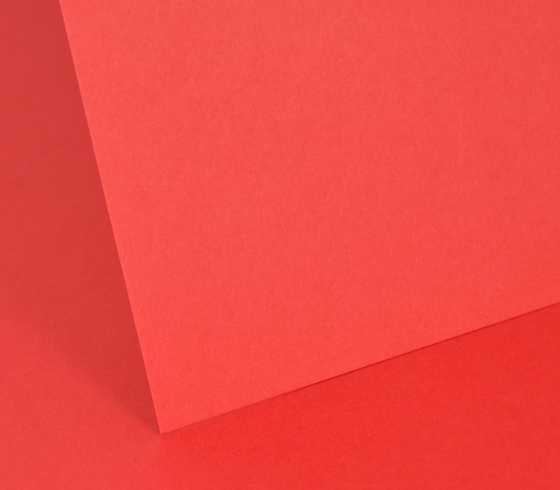 Intensive Red Plain Card 210gsm