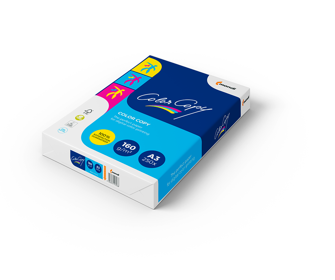 A3 (297x420mm) Mondi Color Copy Paper White 160gsm