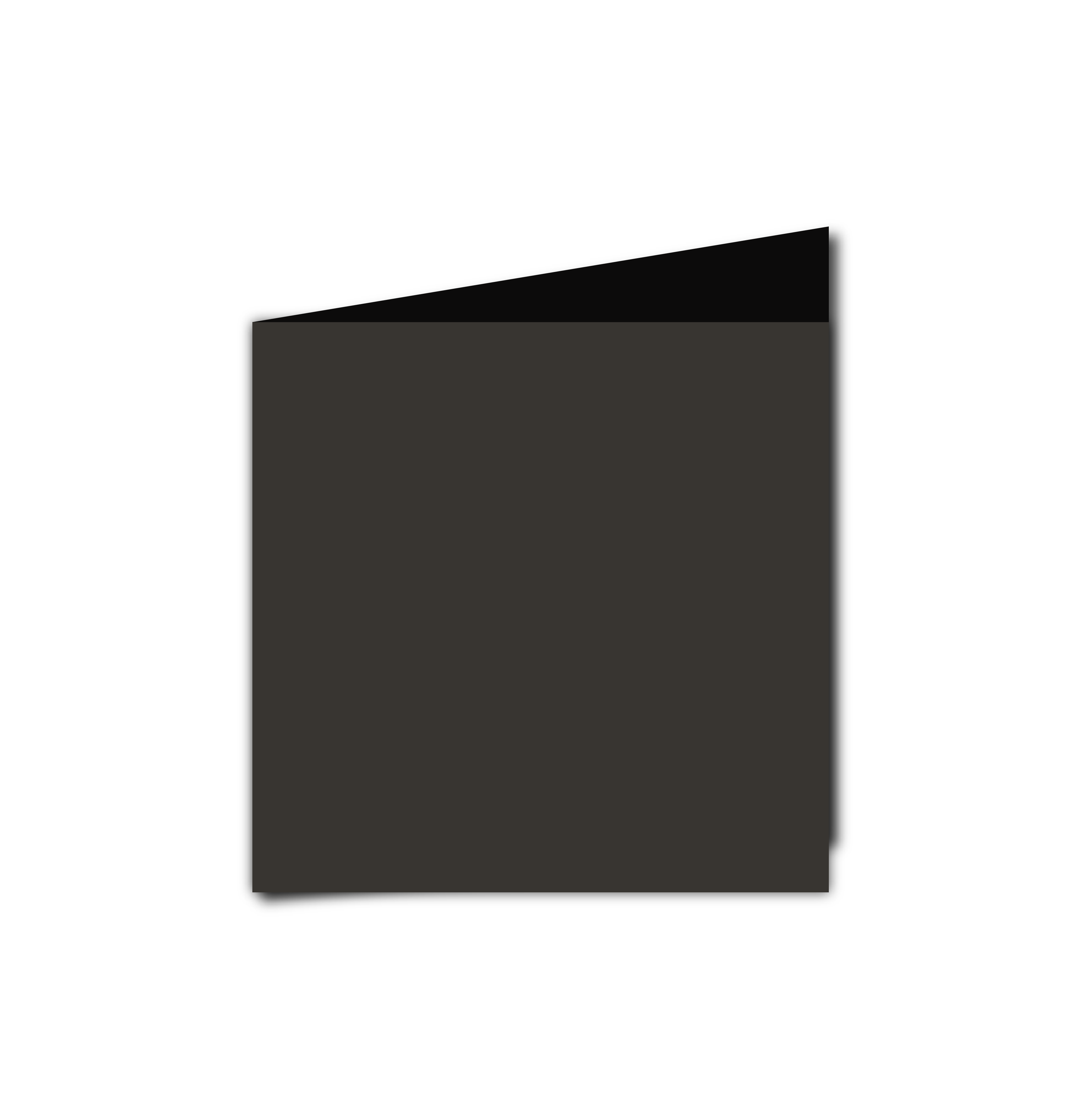 Small Square Black Card Blanks