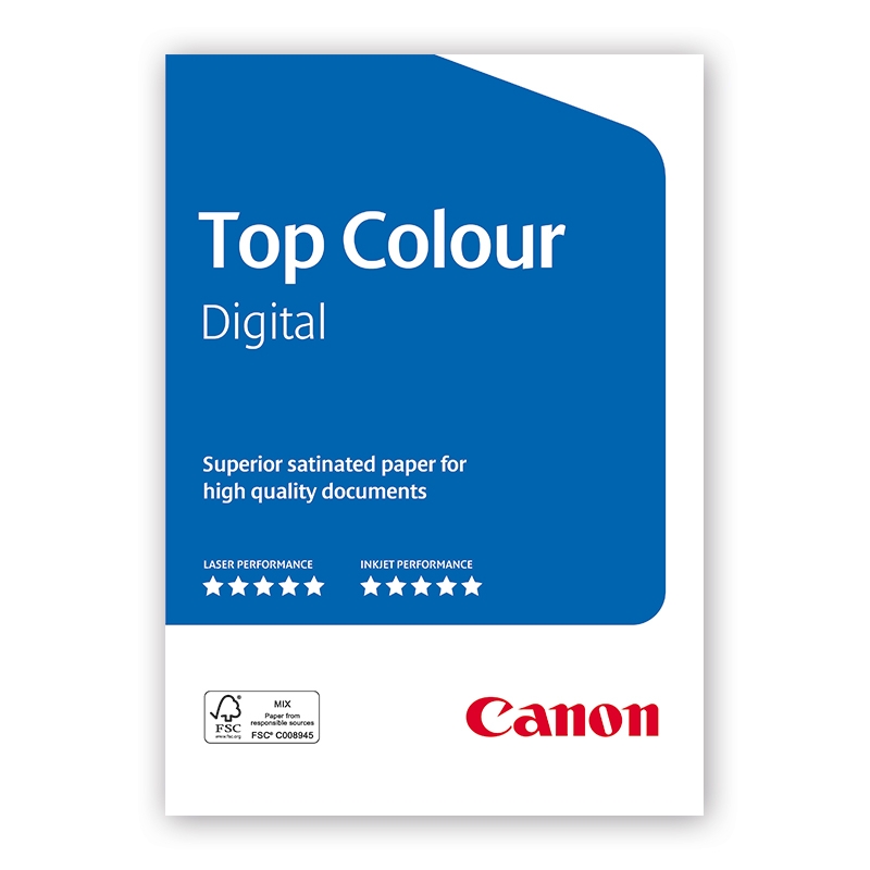 A4 (210x297mm) Canon Top Colour Digital 100gsm 500 Sheets