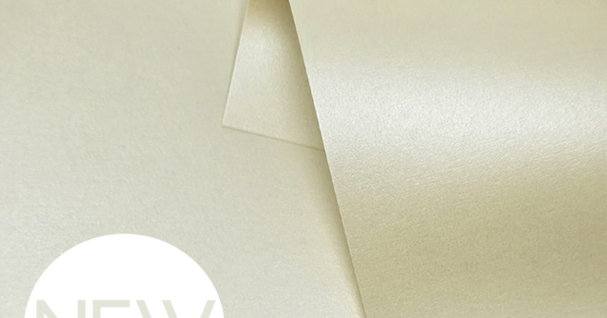 Papermill Direct | Ivory White Pure Pearl Double Sided Card 300gsm