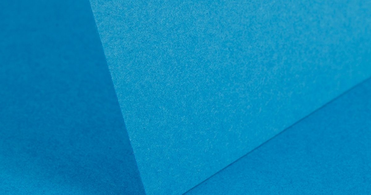 Papermill Direct | Ocean Blue Plain Card 240gsm