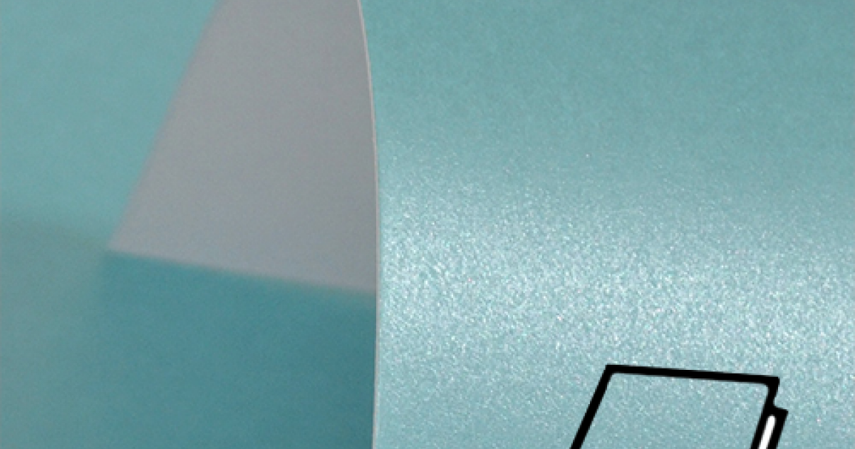 Papermill Direct | Sky Blue Pure Pearl Card Blanks One Sided 300gsm