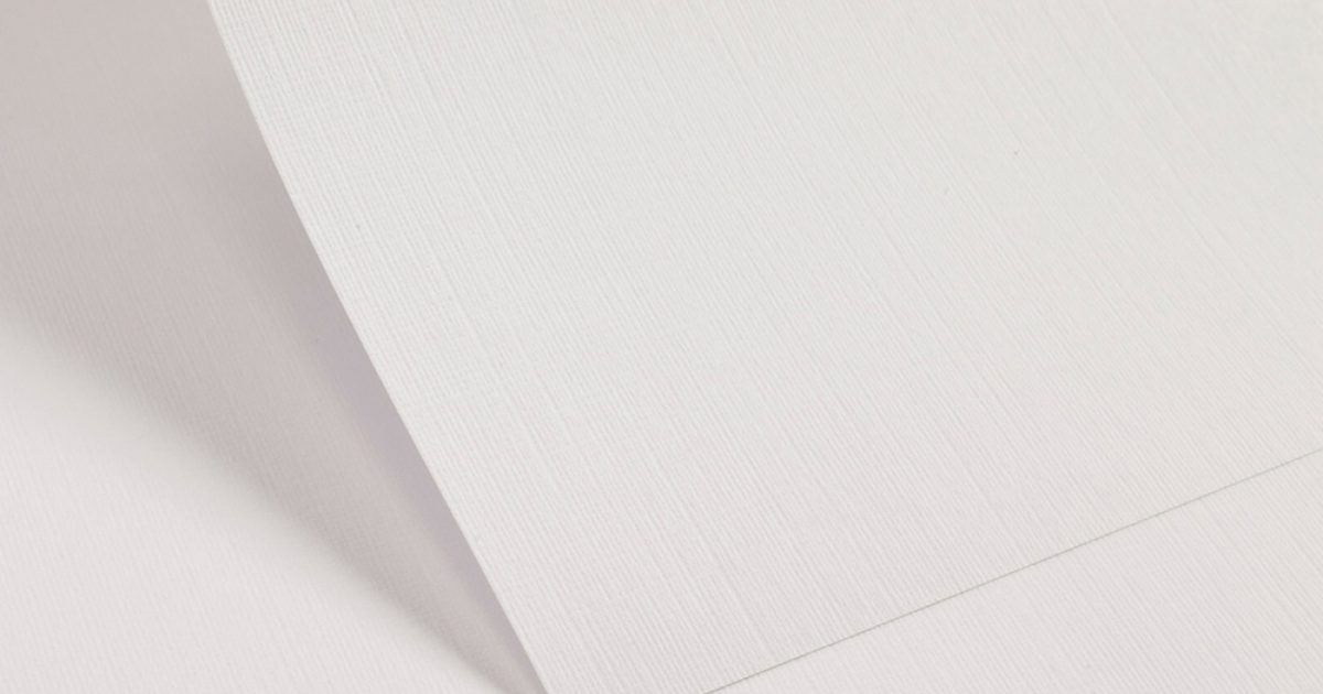 Papermill Direct | White Paper Linen 120gsm