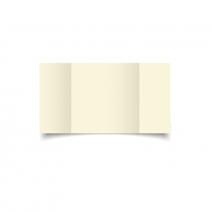 Large Square Gatefold Ivory Linen Card Blanks