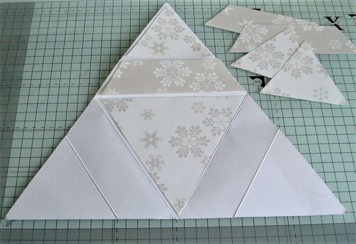 Triangle Star Fold Christmas Card Tutorial
