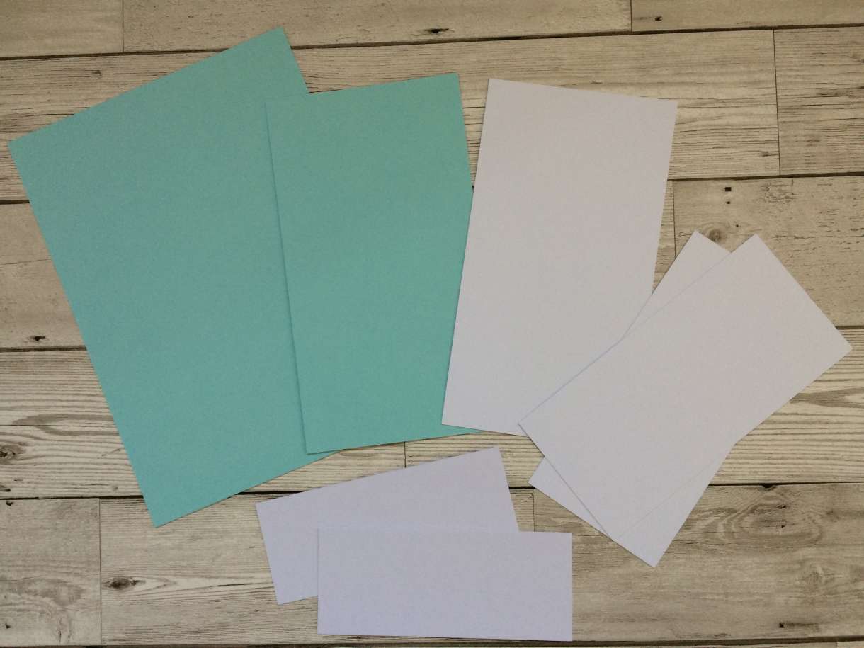 How To Make A Staggered Four Panel Card- Step by Step