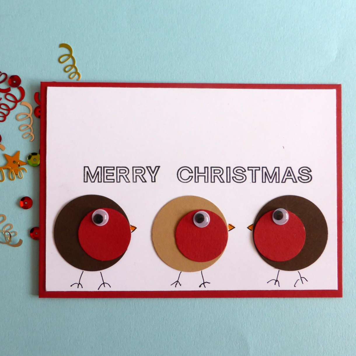 Robin Christmas Cards to Make