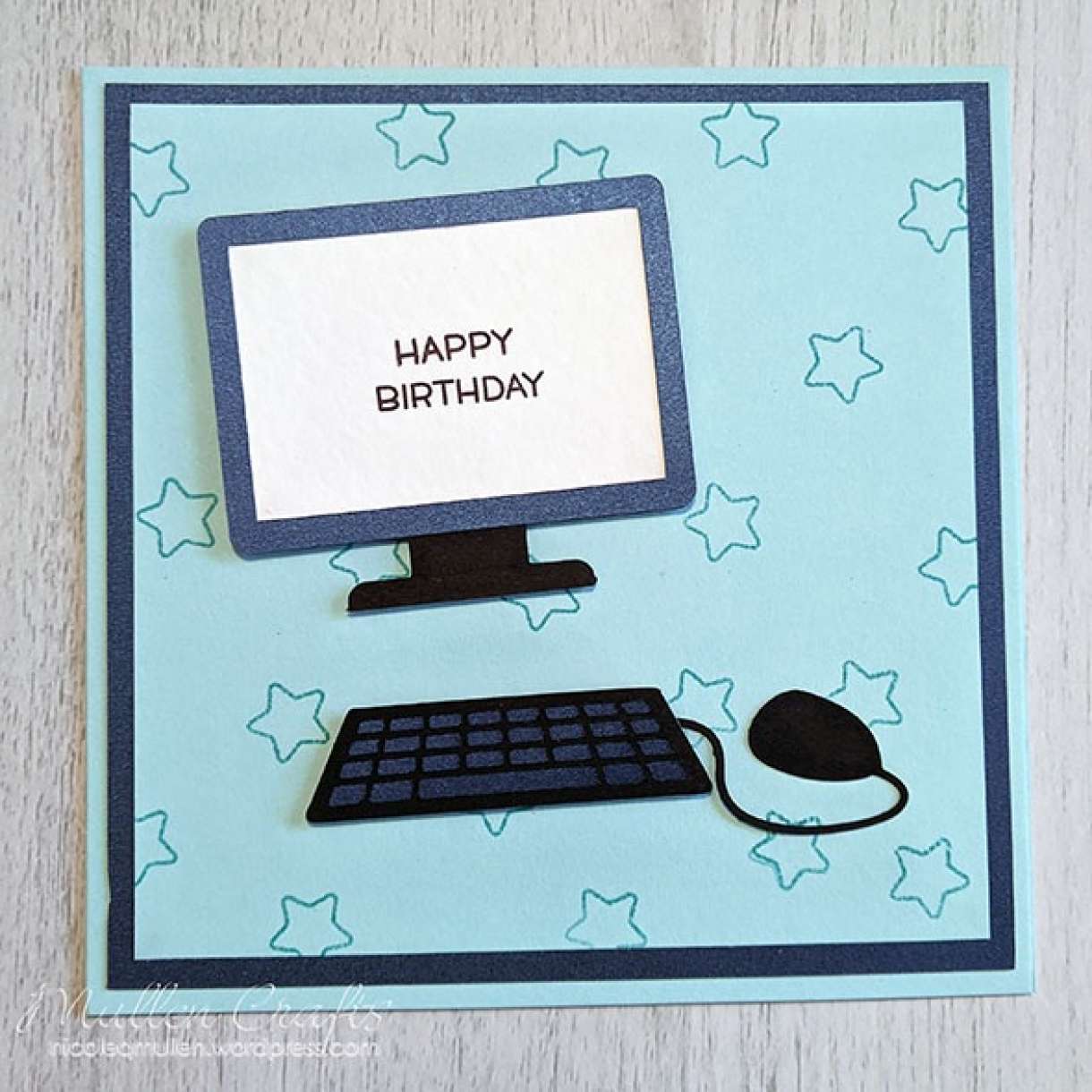 Computer Birthday Card
