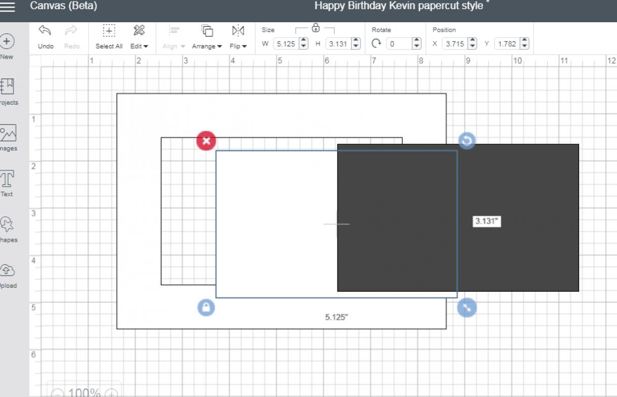 How to make a simple papercut style card using your Cricut Explore