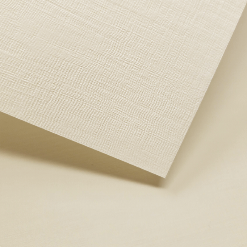New Ivory Linen Card 300gsm