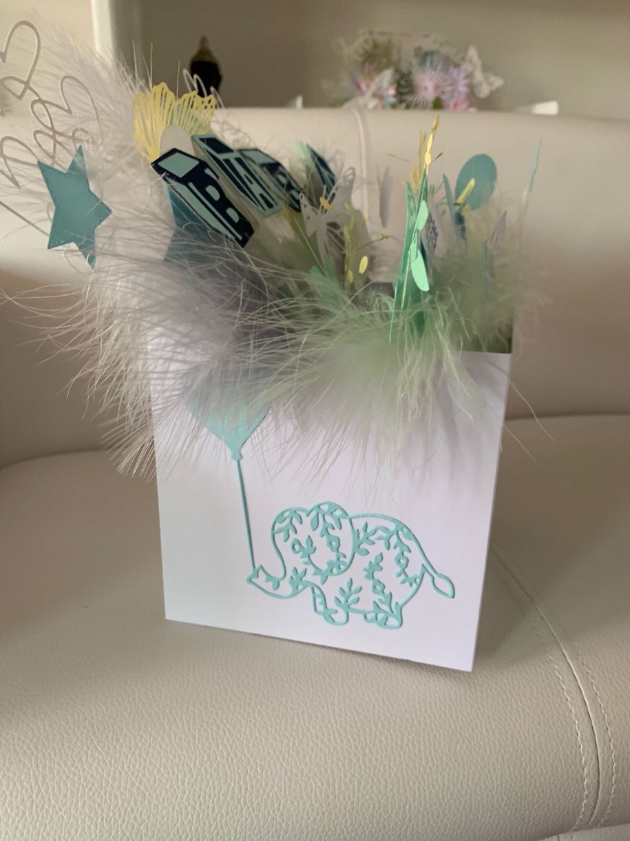 Beautiful Baby Box Card