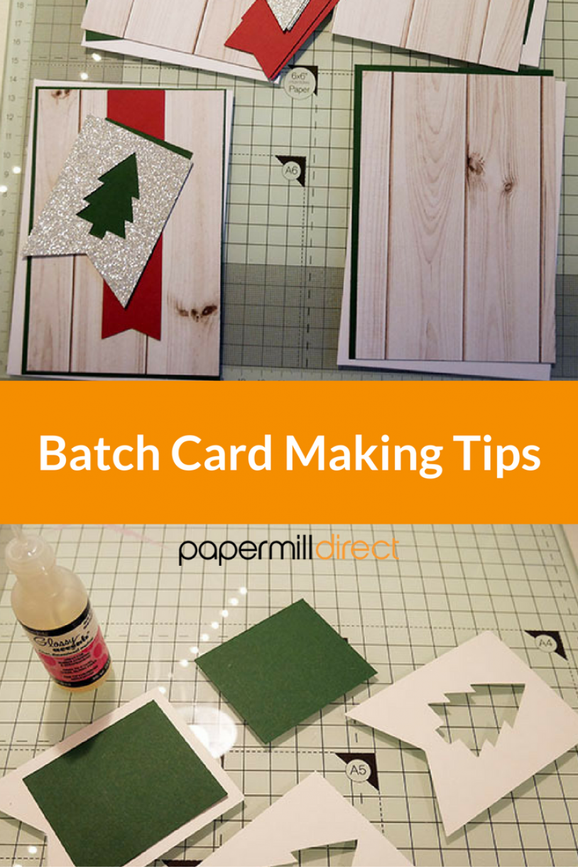 A Guide to Batch Making Christmas Cards | Papermill Direct