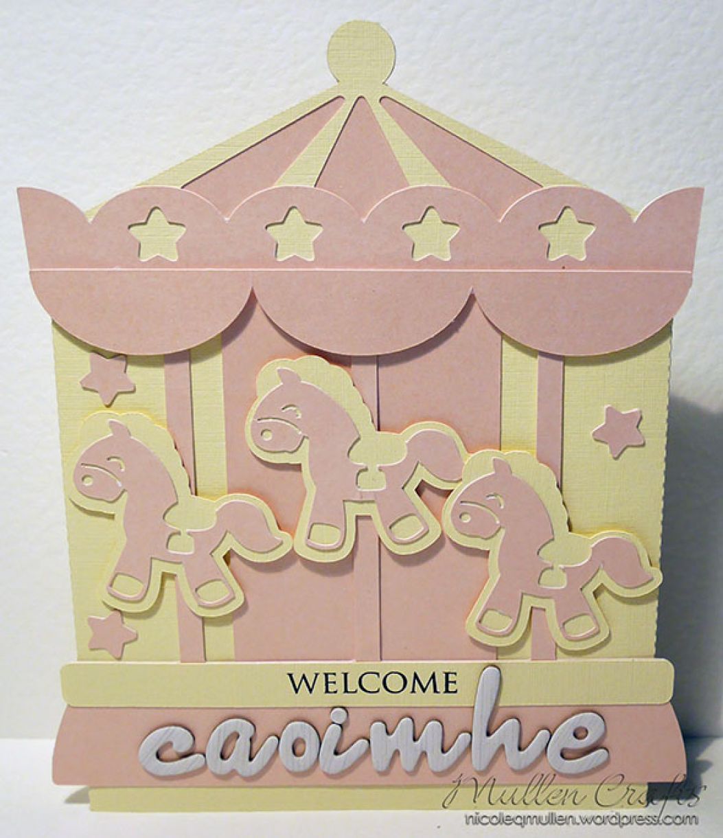 Carousel Baby Card