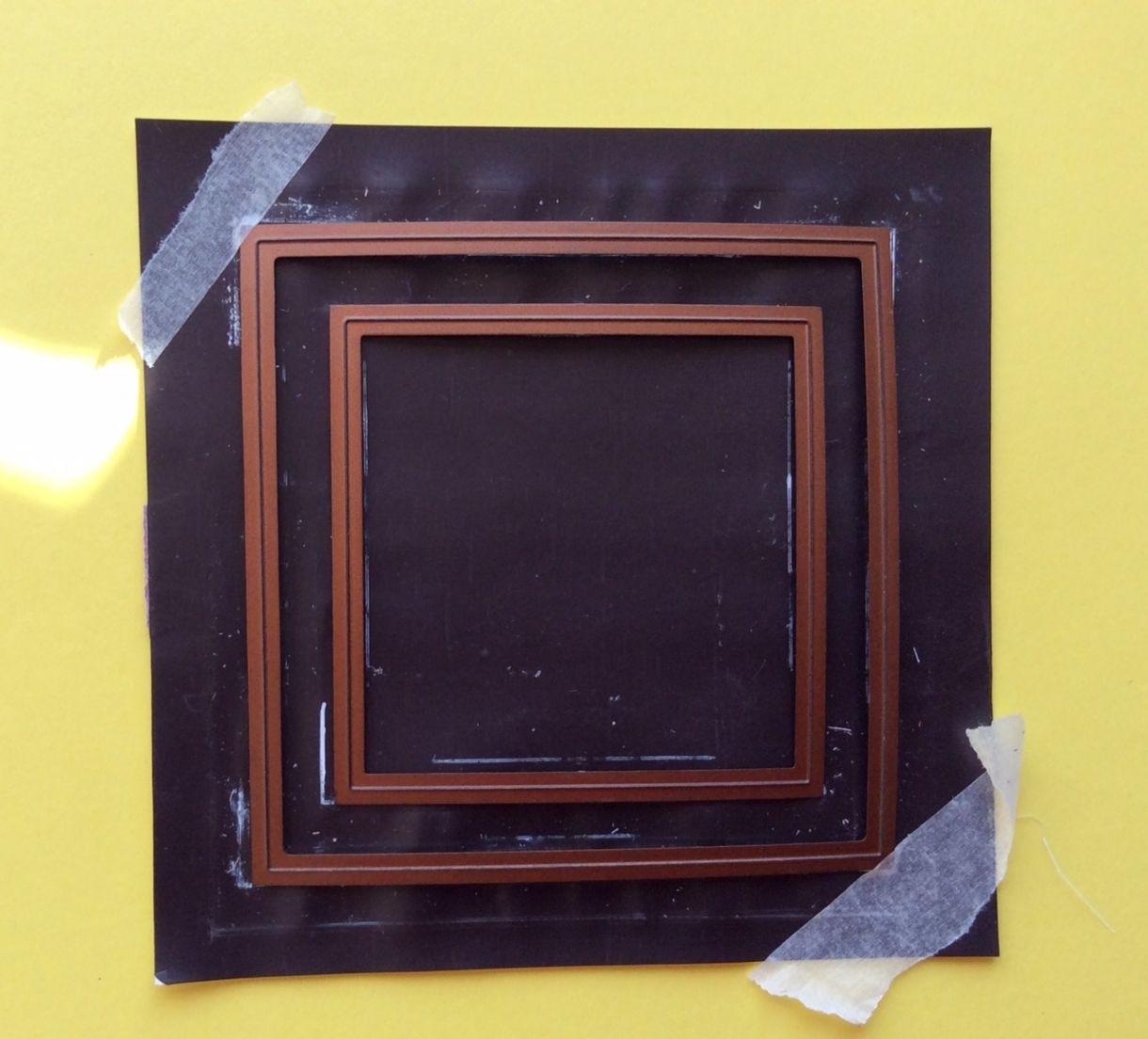 A Simple Embossed Frame