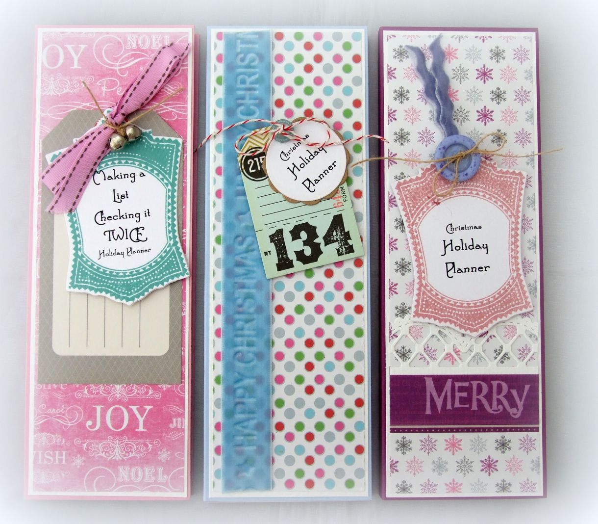 How to make your own DIY Notebooks - Christmas Holiday Planners