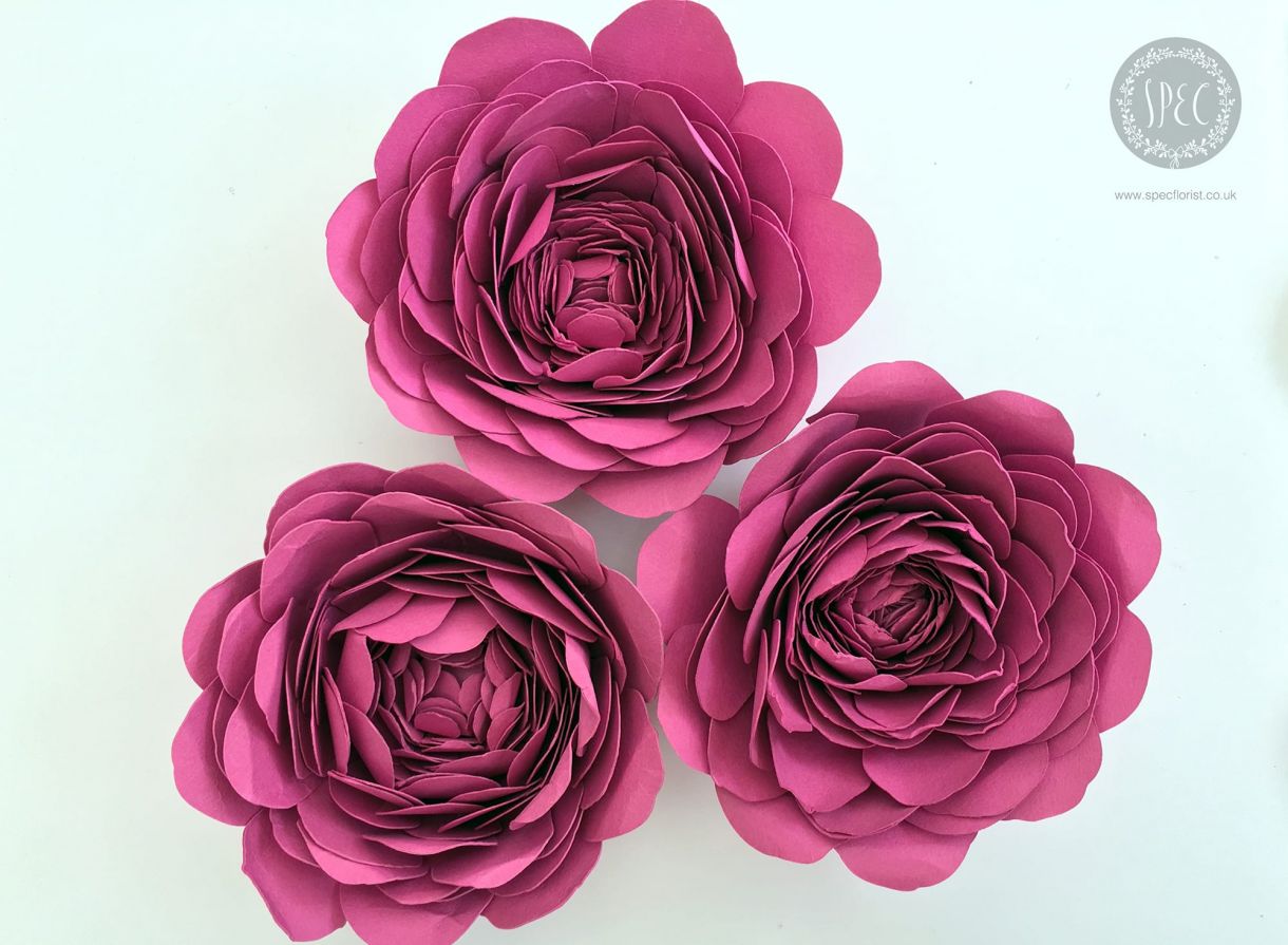 Layered Paper Flowers